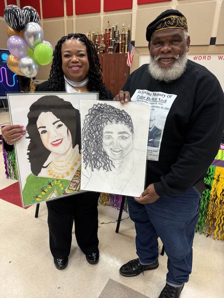 Memorial students present portraits to teachers | Port Arthur News